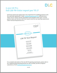 How to Format LM-79/color Test Reports - DesignLights