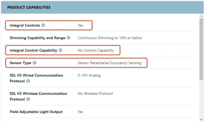 Defining integral controls, sensor types, and integral control ...