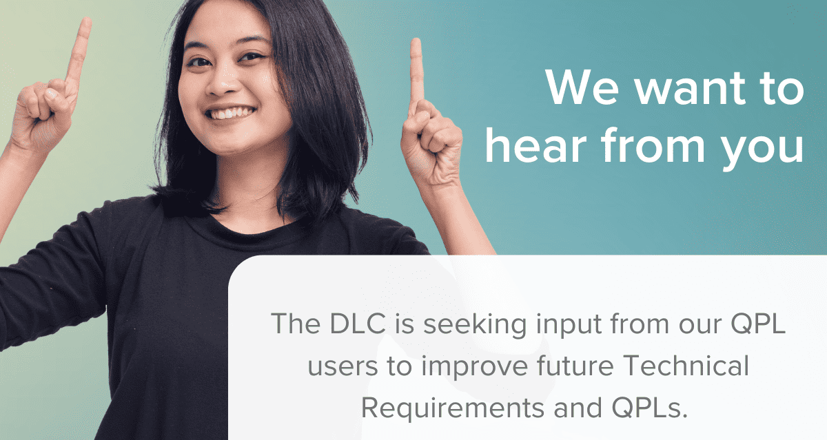 We need your feedback on the DLC QPLs - DesignLights